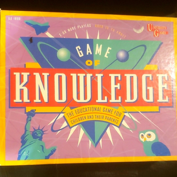 University Games | Toys | Game Of Knowledge Board Game The Educational ...